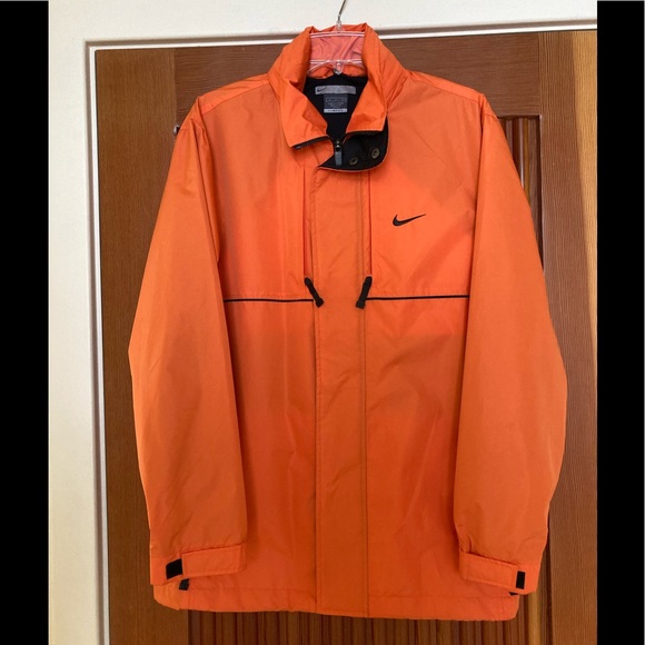 Nike | Jackets & Coats | Nike Climafit Orange Windbreaker Women Lxl Men M | Poshmark